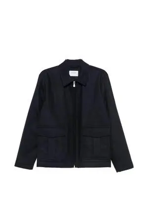 GRAN SASSO Zip-up Flap-pocket Jacket - Blue