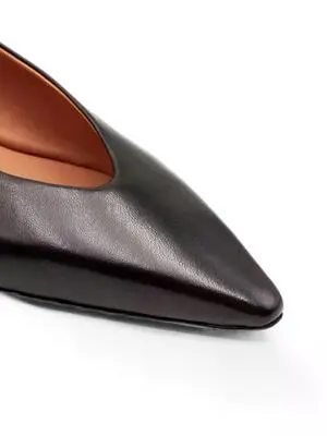 MARA BINI Tapered-toe Leather Pumps