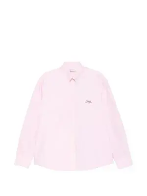 Drole De Monsieur Boxy Embroidered-logo Shirt