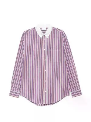 Drole De Monsieur Striped Long-sleeve Shirt