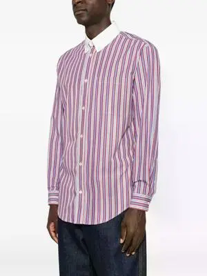Drole De Monsieur Striped Long-sleeve Shirt