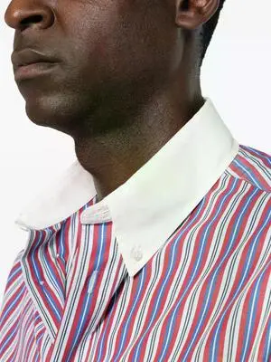 Drole De Monsieur Striped Long-sleeve Shirt