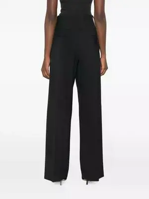 Sportmax Pleated Wide-leg Trousers