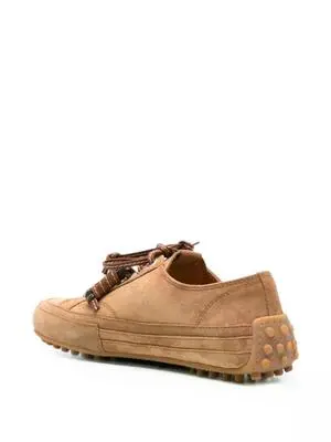 TOD'S Tassel-detail Suede Sneakers