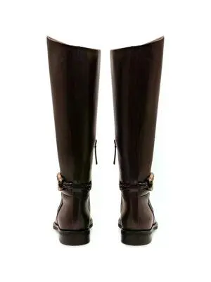 Roberto Festa Braided Buckle-detail Boots
