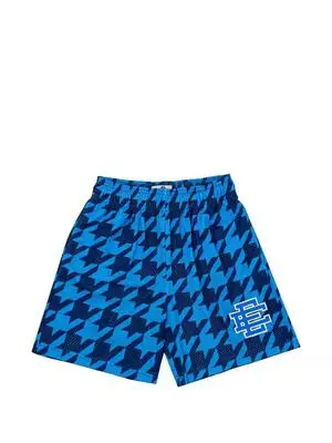 ERIC EMANUEL Houndstooth-print Track Shorts