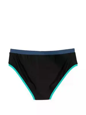 Moschino Print Drawstring Swimming Trunks - Black