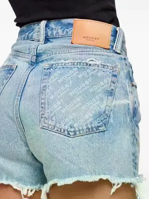 Moussy Vintage Lincoln Frayed Denim Shorts