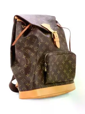 LOUIS VUITTON Monogram Canvas Montsouris Gm Backpack - Brown