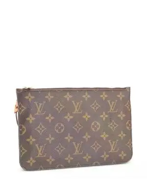 LOUIS VUITTON Monogram Canvas Neverfull Pochette Large Pouch