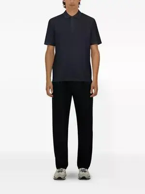 Herno Buttoned Short-sleeved Polo Shirt
