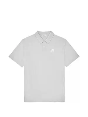MALBON Logo-embroidered Fairway Polo Shirt - Grey