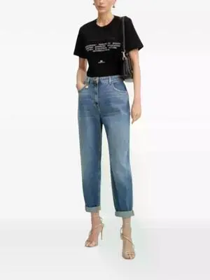 Elisabetta Franchi Embroidered T-shirts For Women