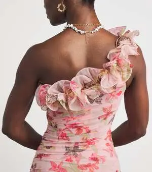 PatBO Orchid Bloom Mini Dress