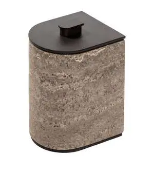 GIOBAGNARA Small Marble-effect Nobble Box - Neutral