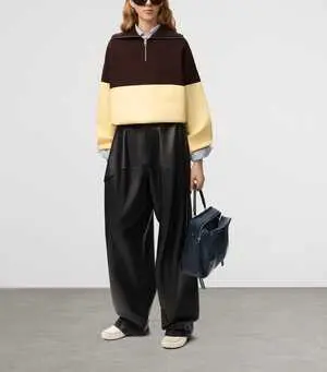 Loewe Cotton-blend Quarter-zip Sweatshirt