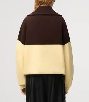 Loewe Cotton-blend Quarter-zip Sweatshirt