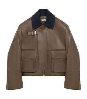 Loewe Lambskin Aviator Jacket