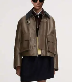 Loewe Lambskin Aviator Jacket