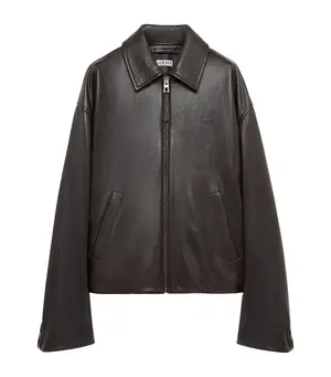 Loewe Deerskin Zip-up Jacket
