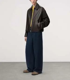 Loewe Deerskin Zip-up Jacket
