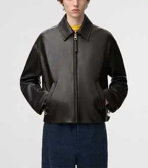 Loewe Deerskin Zip-up Jacket