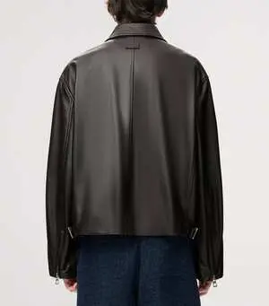 Loewe Deerskin Zip-up Jacket