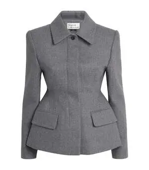 Source Unknown Wool-blend Hourglass Terzo Blazer