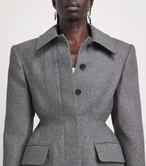 Source Unknown Wool-blend Hourglass Terzo Blazer