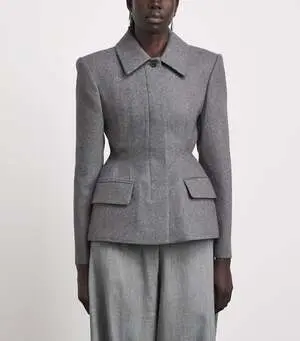 Source Unknown Wool-blend Hourglass Terzo Blazer