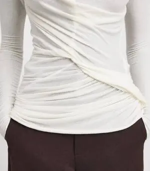 Source Unknown Asymmetric-drape Folgore Top