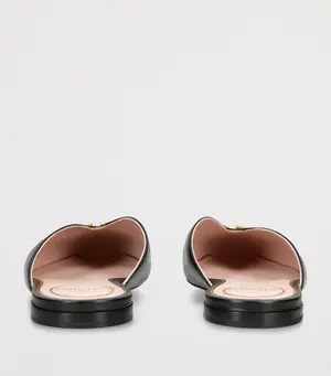 Valentino Garavani Leather Vlogo Signature Mules