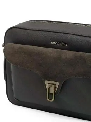 COCCINELLE Suede-panelled Shoulder Bag