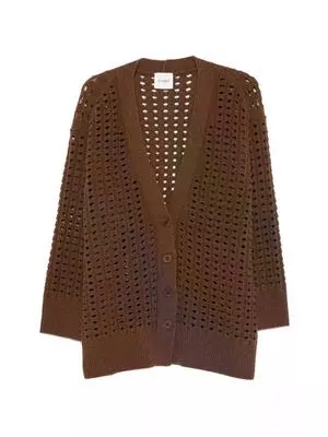 Nude Ribbed Knitwear For Women