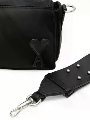 AMI Paris Logo-patch Shoulder Bag