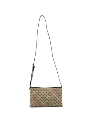 GHERARDINI Monogram-print Shoulder Bag - Neutrals