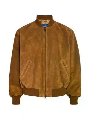 PICANTE Suede Bomber Jacket - Brown