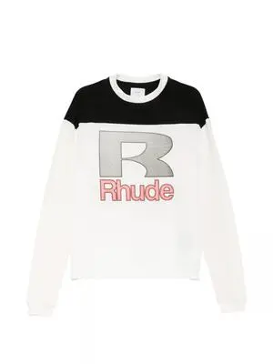Rhude Logo-print Panelled T-shirt