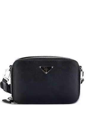 Prada Brique Camera Saffiano Leather Mini Cross Body Bag