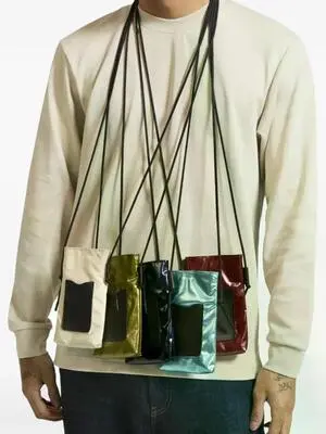 JACK GOMME Likid Light Glossy-effect Phone Bag