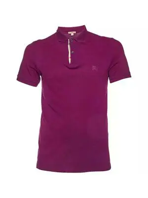 Burberry Embroidered Logo Polo Shirt
