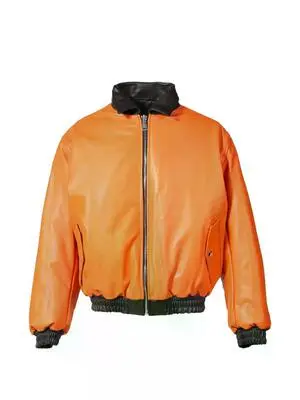 AWGE Reversible Leather Bomber Jacket