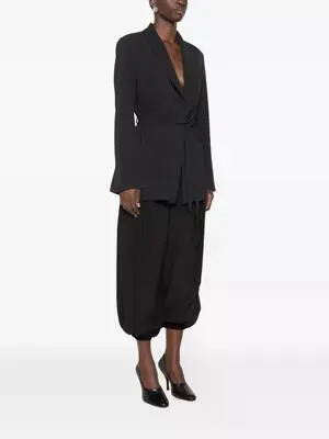Imperial Belted Shawl-lapel Jacket