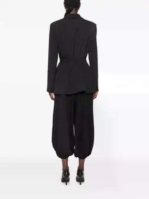 Imperial Belted Shawl-lapel Jacket