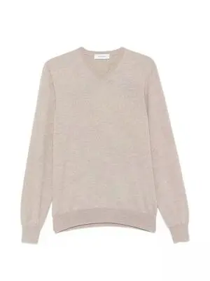 GRAN SASSO V-neck Sweater - Neutrals