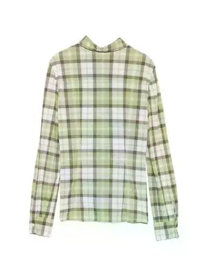 Miu Miu 2000s Check-print Shirt