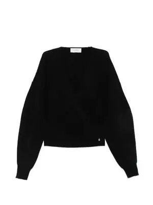 Sportmax Ribbed Wrap-style Sweater