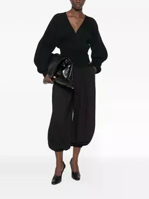 Sportmax Ribbed Wrap-style Sweater