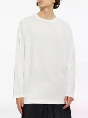 Yohji Yamamoto Round-neck Long-sleeve Top