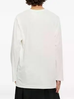 Yohji Yamamoto Round-neck Long-sleeve Top